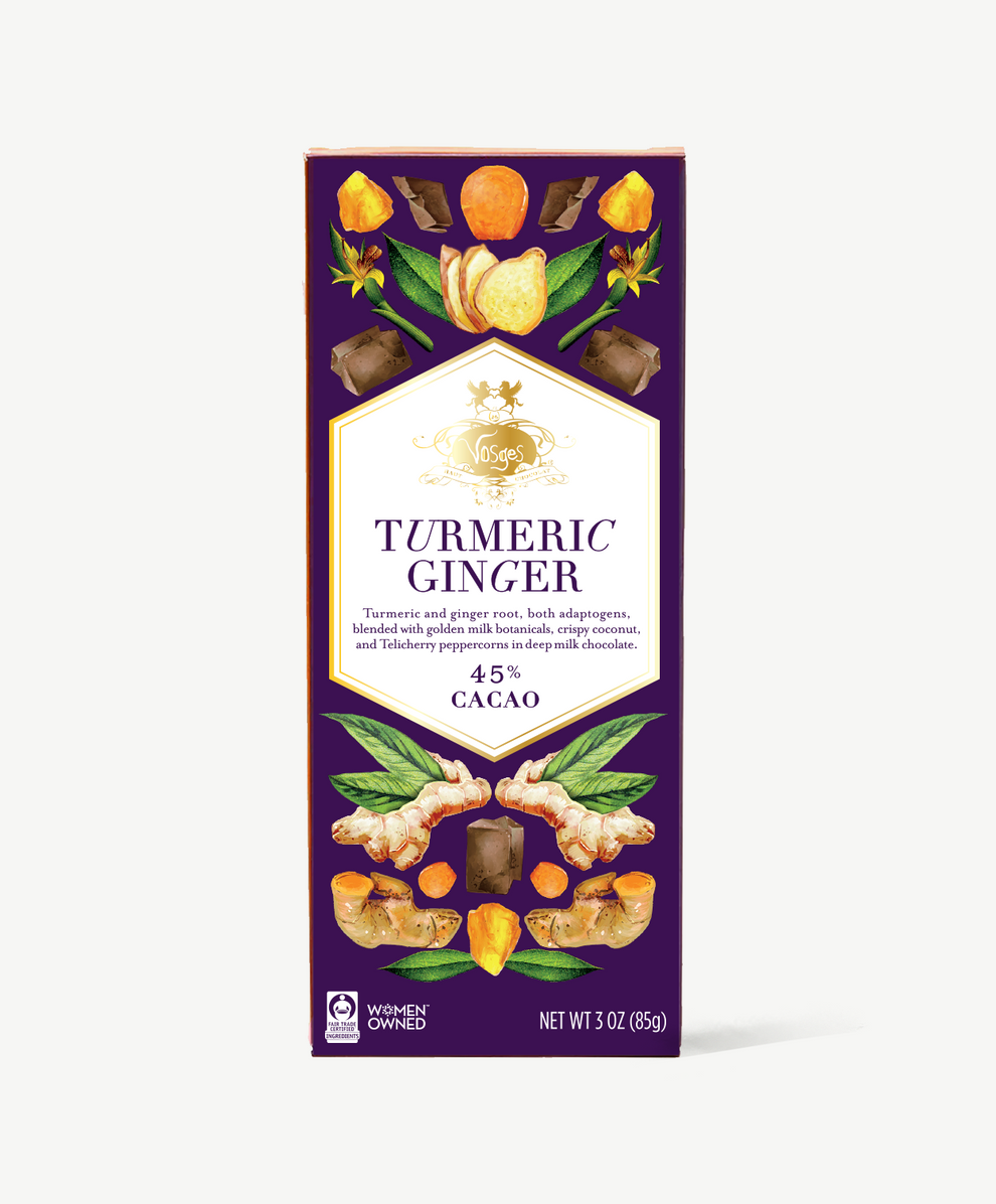 Turmeric Ginger Chocolate Bar | Exotic Chocolate | Vosges Chocolate ...